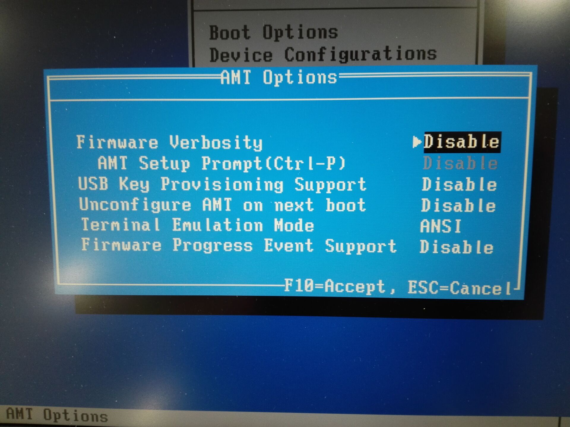 8510P主板BIOS中的AMT OPTIONS - 惠普支持社区 - 782718
