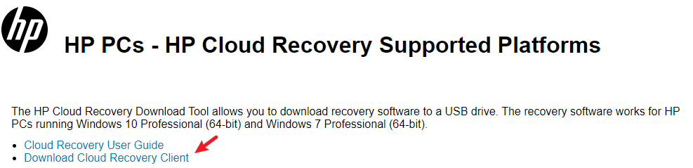 【解决方案】惠普电脑如何使用HP recovery软件制作系统恢复U盘 - 惠普支持社区 - 1225599