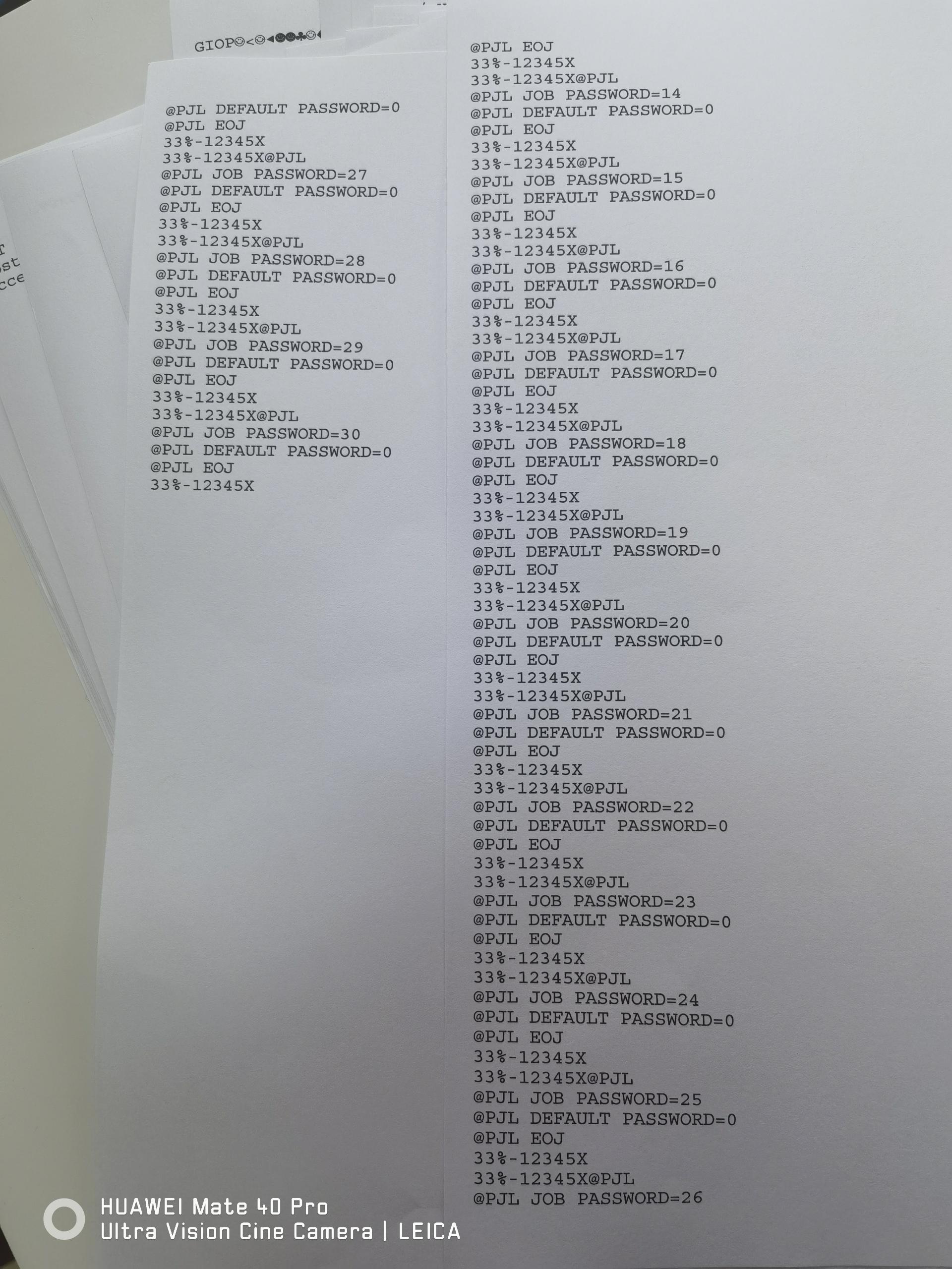 PJL 接口权限设置不正确导致 LaserJet 系列打印机未经授权进行远程访问文件 - 惠普支持社区 - 1240698