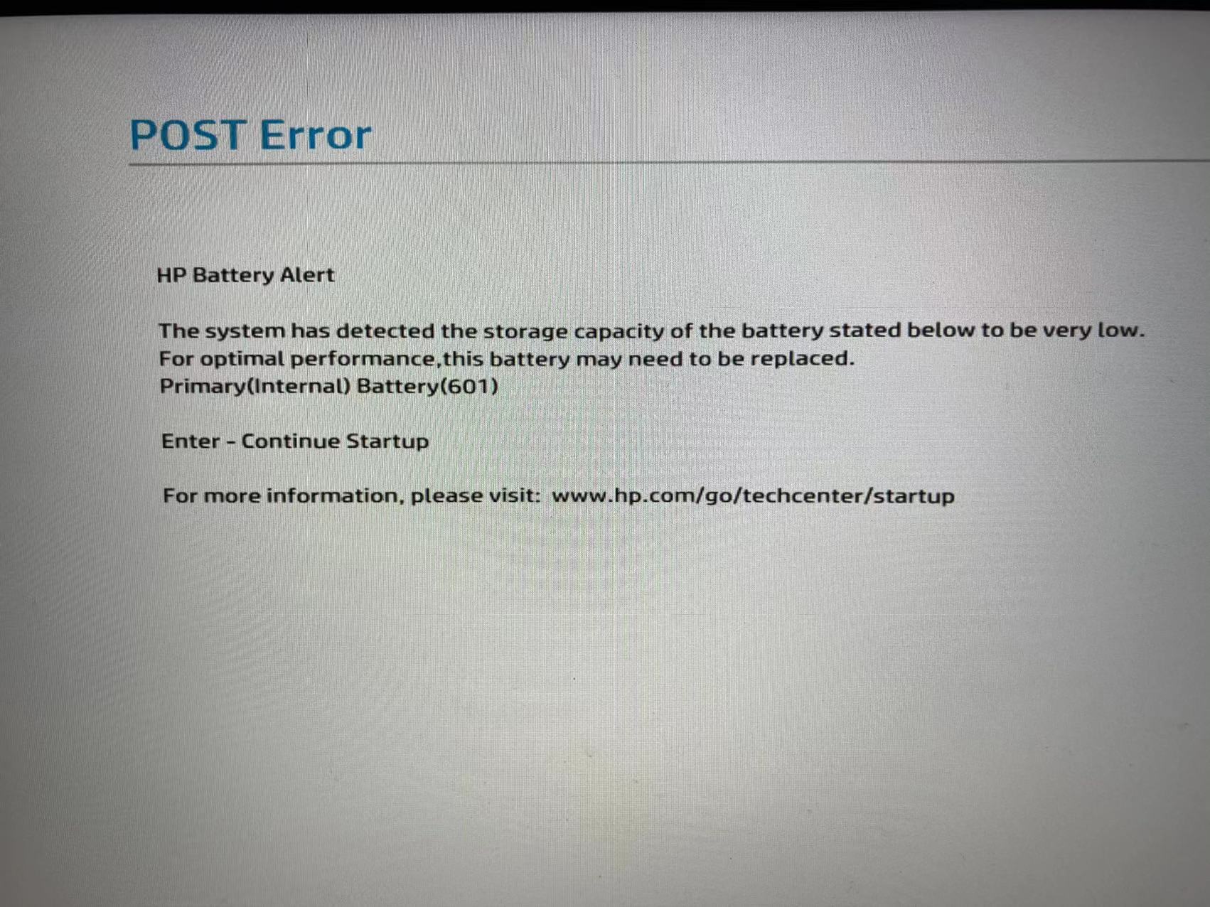 已解决: HP Battery Alert - 惠普支持社区 - 1255899