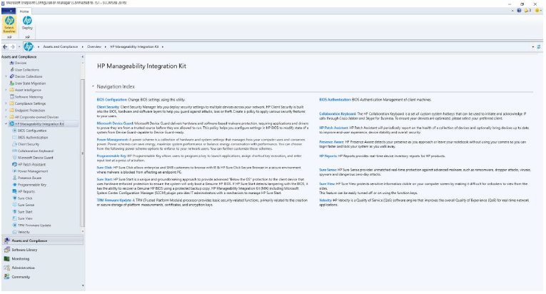 Microsoft Endpoint configuration Manager 安裝hp Mana... - 惠普支持社区 - 1262650